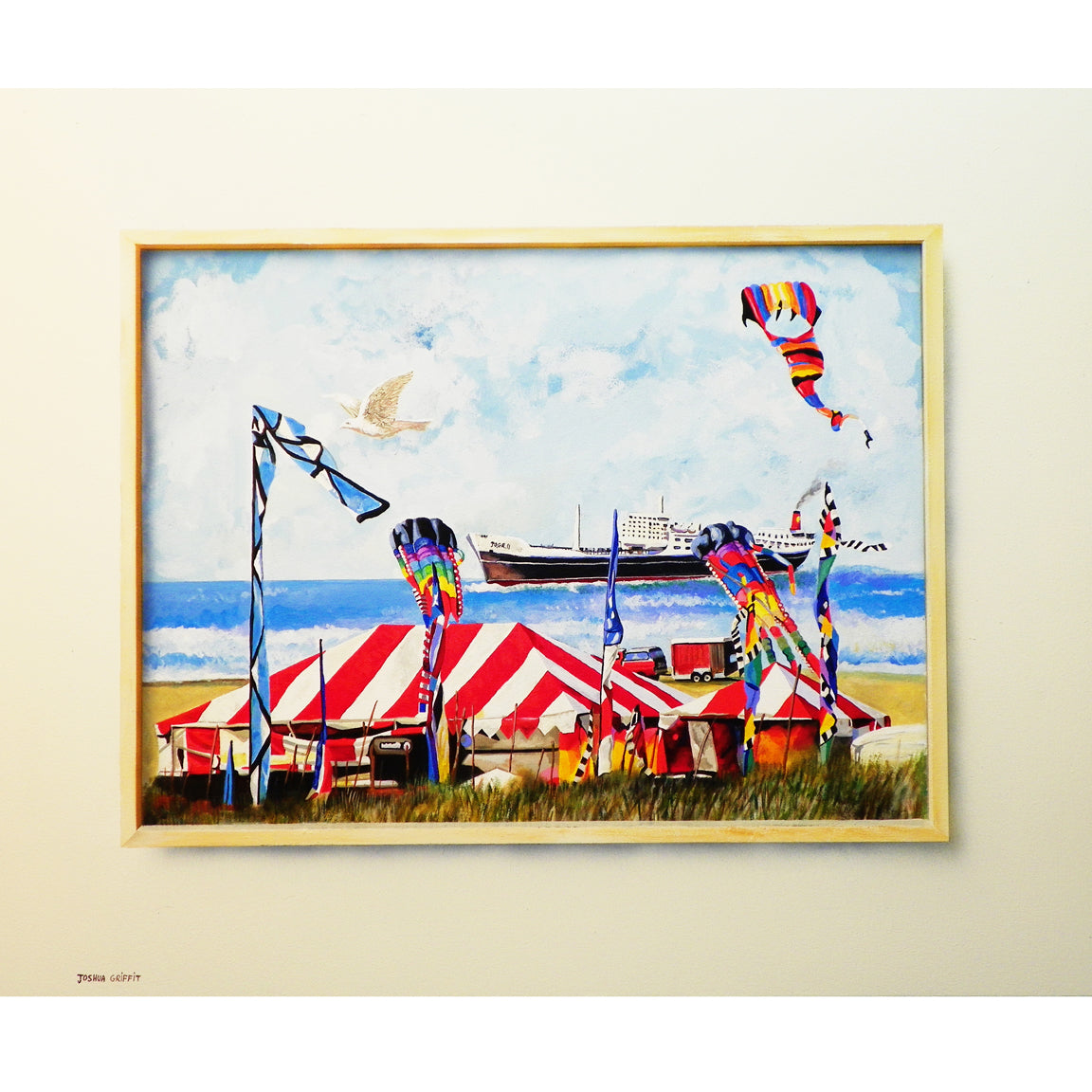 Kites on the beach – Joshua Griffit